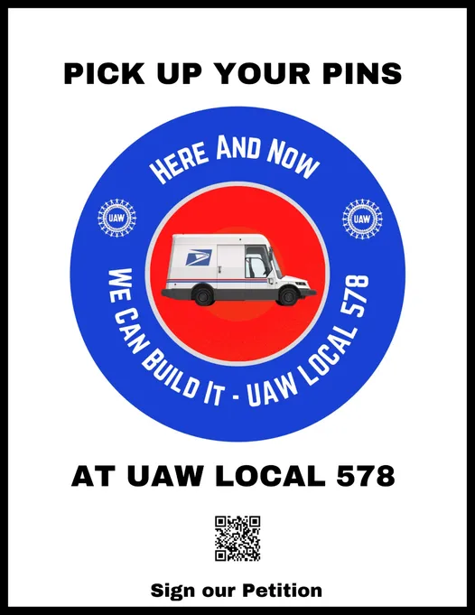 Pick Up Your Pins & Sign Our Petition | UAW Local 578